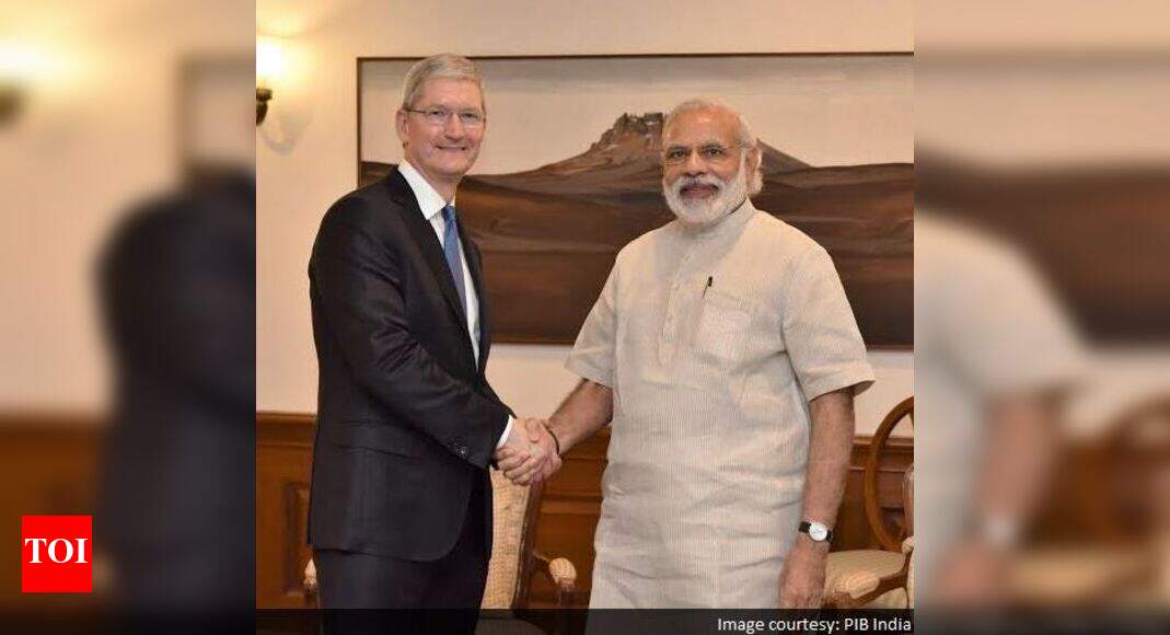 Tim Cook: Apple CEO Tim Cook meets Modi, launches updated version of ...