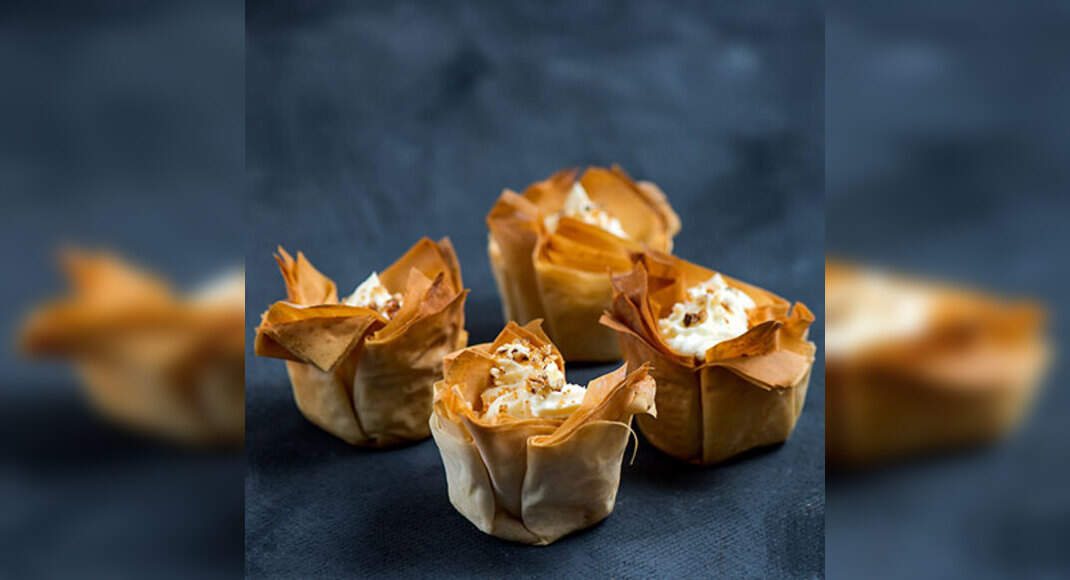 Filo baskets recipe by Pankaj Bhadouria on Times Food