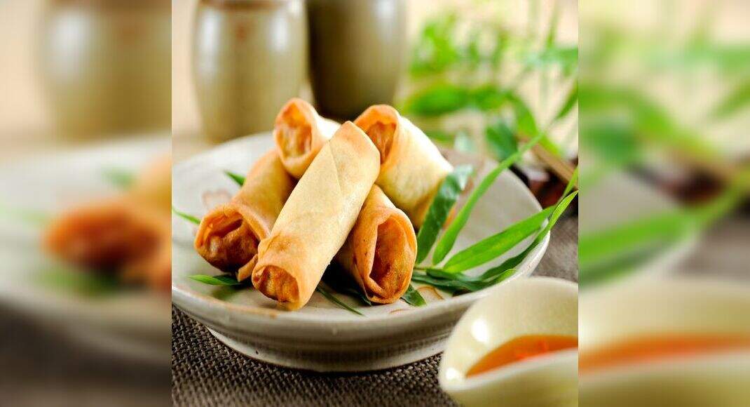 Noodles Spring Rolls Recipe: How to Make Noodles Spring Rolls Recipe ...