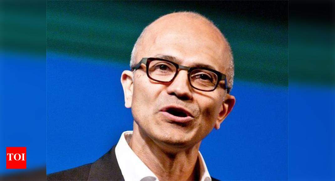 Microsoft CEO pitches Skype for Aadhaar - Times of India