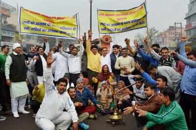 Jat Quota stir renews amid tight security | India News - Times of India