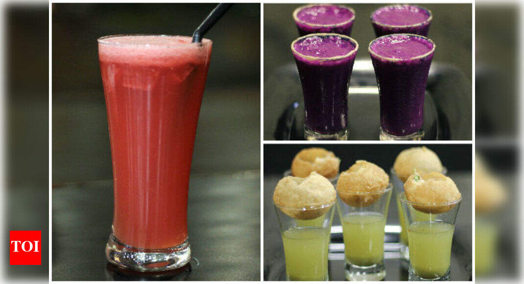 Thirst: Try some Indori jamun and paani puri shots | Indore News ...