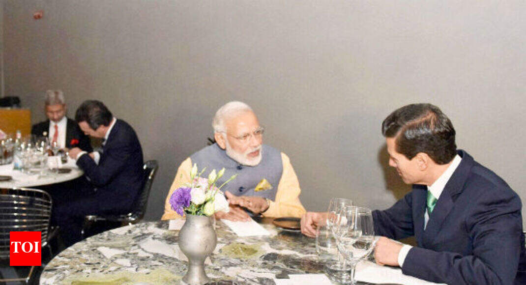 How Modi won over Mexico on NSG | India News - Times of India