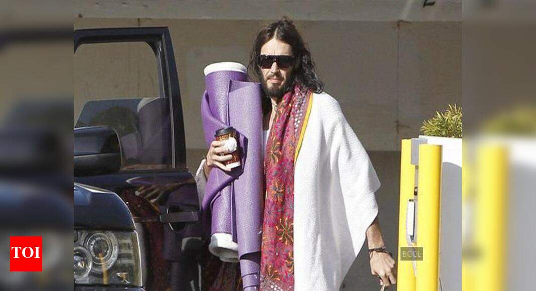 Russell Brand takes up yoga for unborn baby? | English Movie News ...