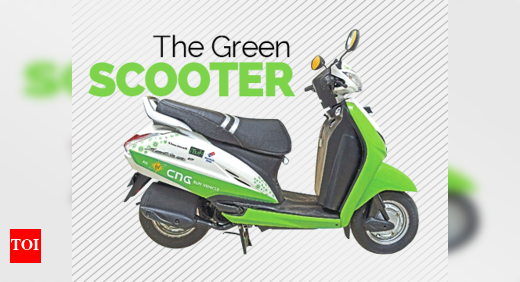 Going green with CNG scooters | India News - Times of India