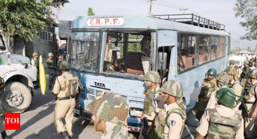 LeT terrorists ambush CRPF bus near Srinagar, kill 8 troopers | India ...