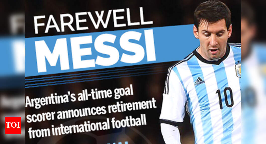 Infographic: Farewell Lionel Messi | Football News - Times of India