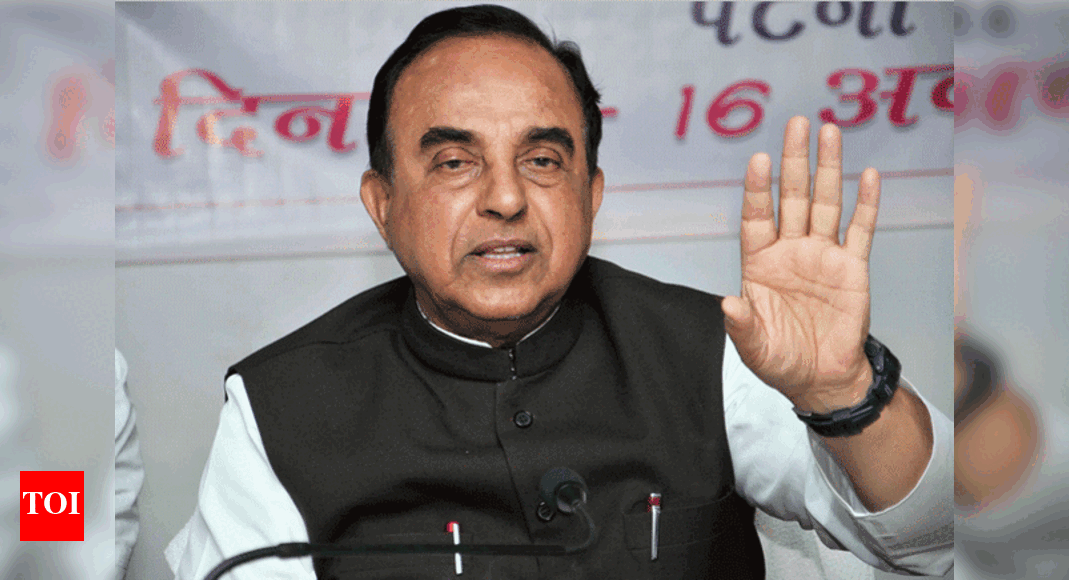 After Modi rap, Swamy back to shooting from the lips | India News ...