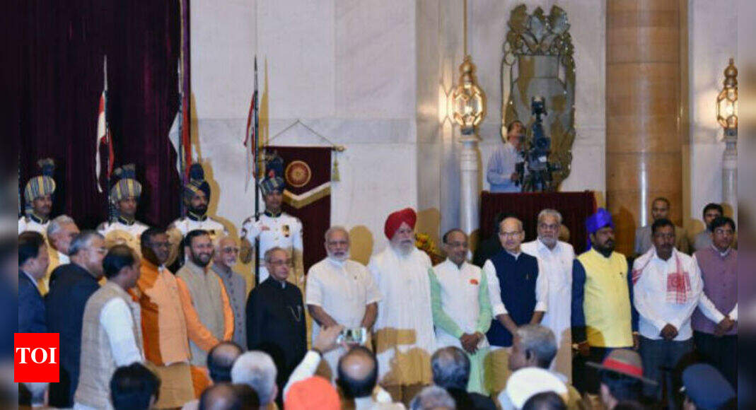 Full list: PM Modi's new-look Cabinet | India News - Times of India