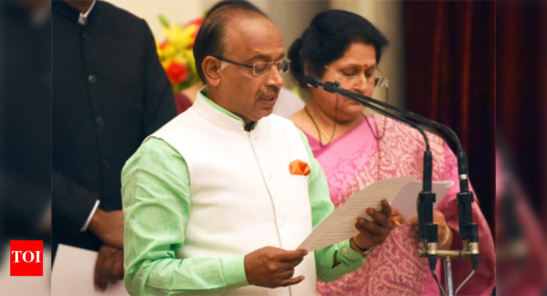 Vijay Goel: I have a vision to fulfill, says new sports minister Vijay ...
