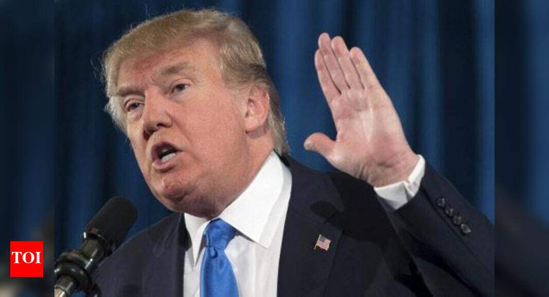 Trump says considering 10 candidates for vice president - Times of India