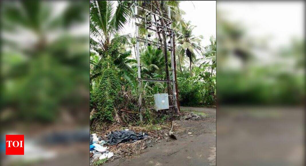 MSEB transformer stolen by thieves using crane from Virar village ...