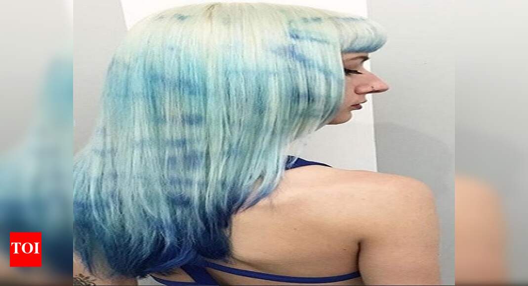 tie dye hair: Try the latest hair-colour fad: Tye Dye Hair - Times of India