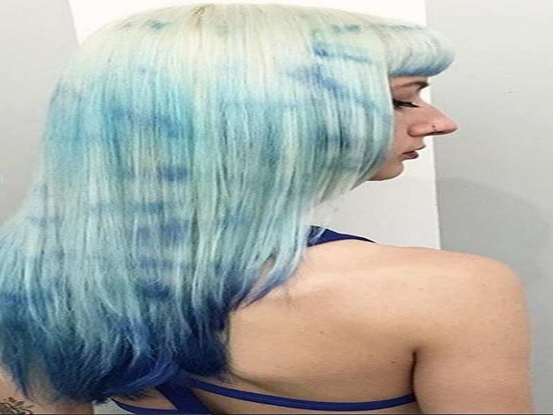 tie dye hair: Try the latest hair-colour fad: Tye Dye Hair - Times of India