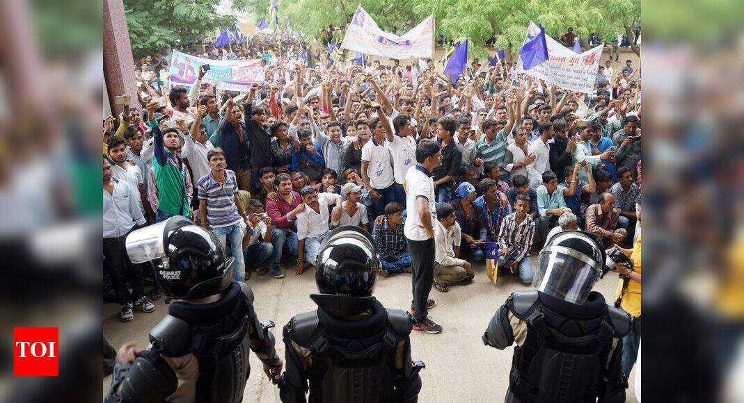 `Police baton' used by cow vigilantes in Una flogging | India News ...