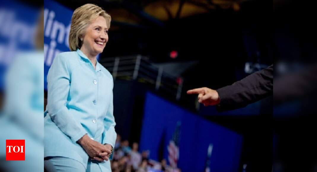 Hillary makes history as Dem nominee - Times of India