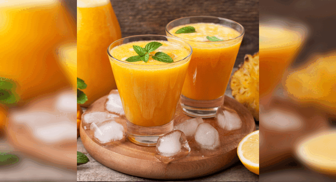 Mango Lemon Sharbat Recipe: How to Make Mango Lemon Sharbat Recipe ...
