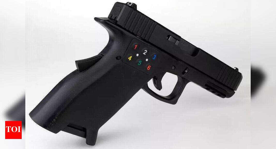This high-tech gun has a PIN lock - Times of India