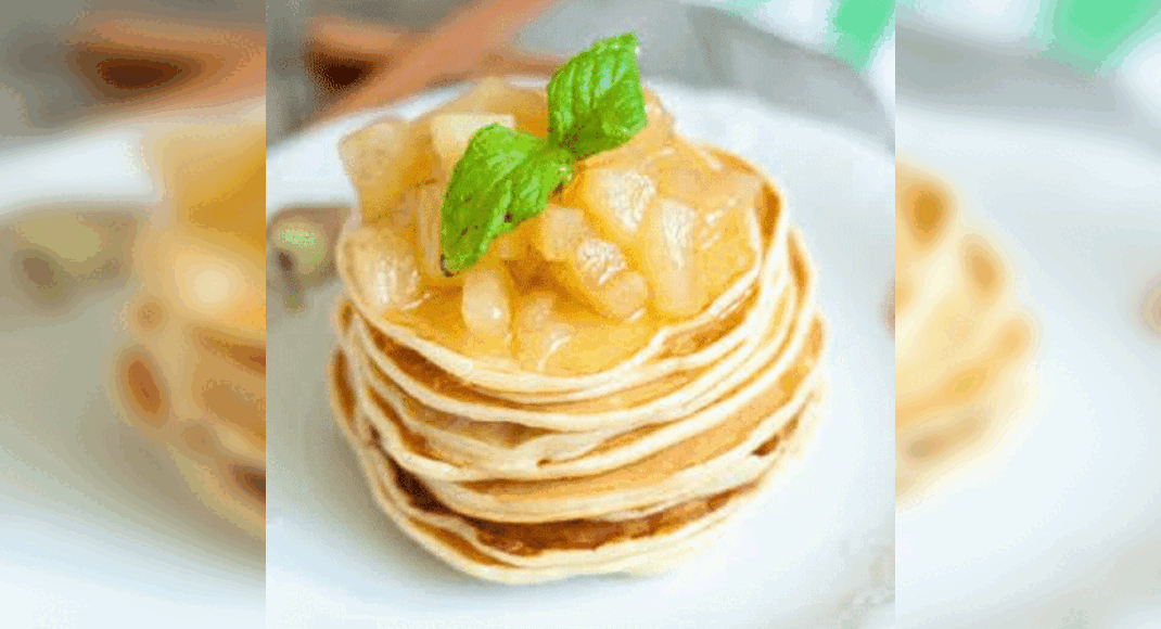 Apple Stew Pancake Recipe: How to Make Apple Stew Pancake Recipe ...
