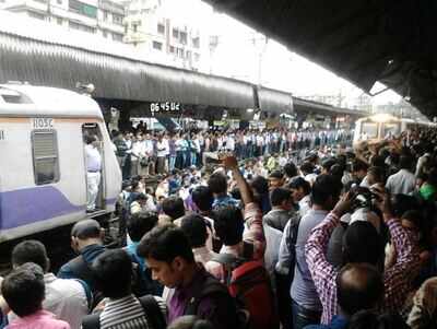 Train services resume at Badlapur station | Mumbai News - Times of India