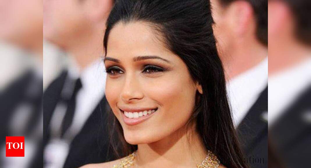 Freida Pinto starts the shoot for TV series Guerilla in London - Times ...