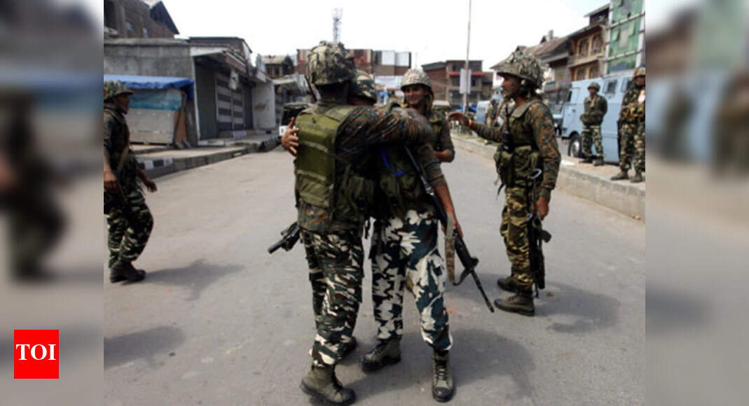 'Counter-terror operations on hold for a month' | India News - Times of ...
