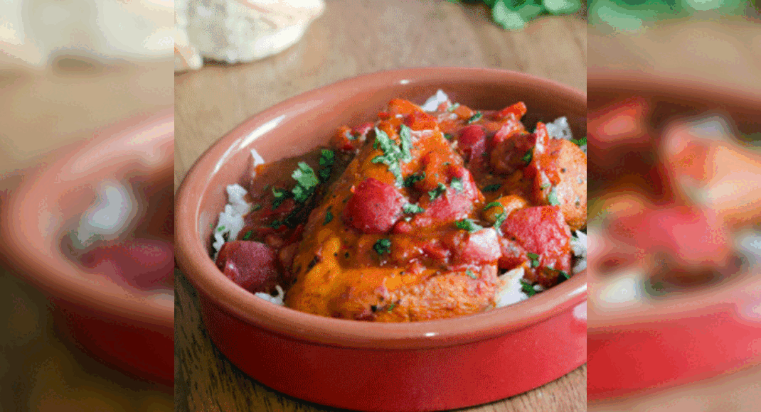 Spanish Style Chicken with Red Peppers Recipe: How to Make Spanish ...