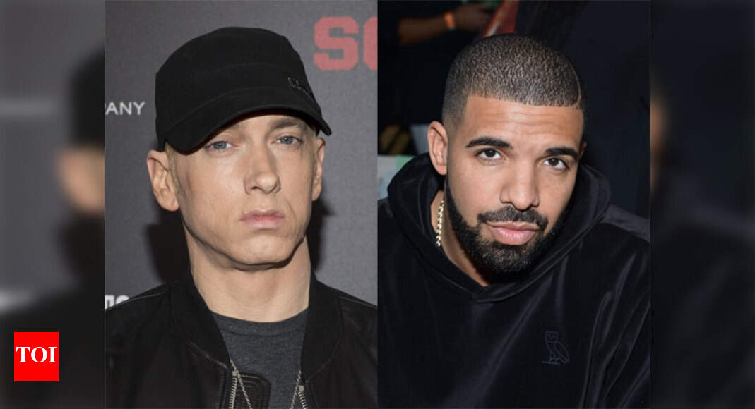 Instagram: Eminem joins Drake on stage during concert | English Movie ...