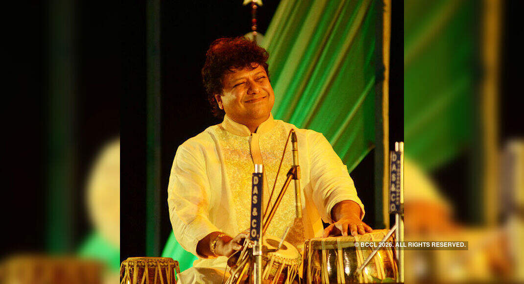 Pt Subhankar Banerjee during Pt Subhankar Banerjee's 50th birthday ...