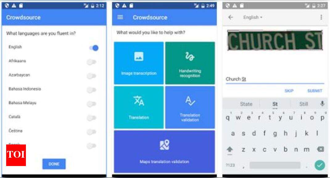 Meet Crowdsource, Google's new translator app - Times of India