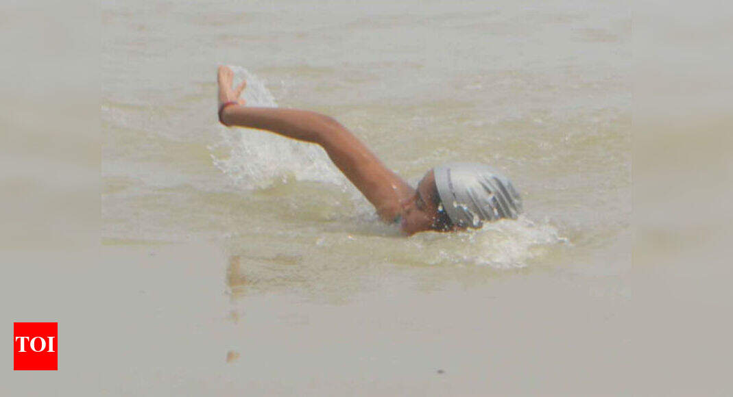 Kanpur's jal pari at Sangam city | Prayagraj News - Times of India