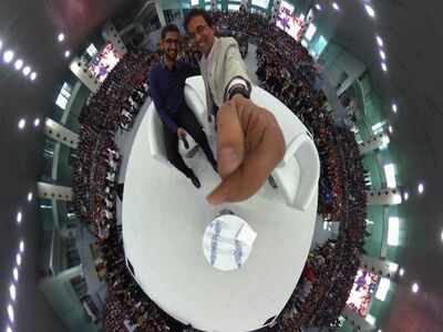 Sundar Pichai: Now, take 360° selfies | Bengaluru News - Times of India