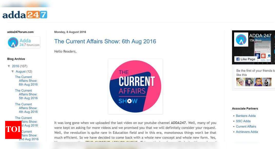 Career Power develops Adda 247 app - The Times of India