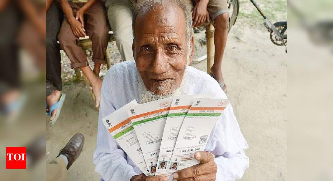 Aadhaar now must for government schemes, benefits | India News - Times ...