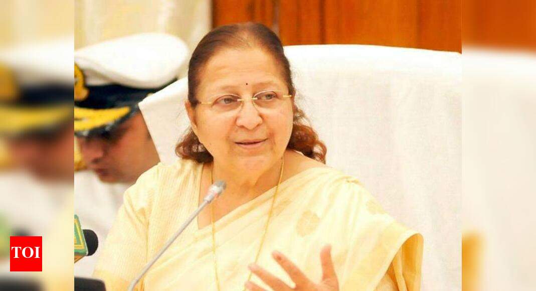 Sumitra Mahajan: Lok Sabha Speaker Sumitra Mahajan to lead MPs ...