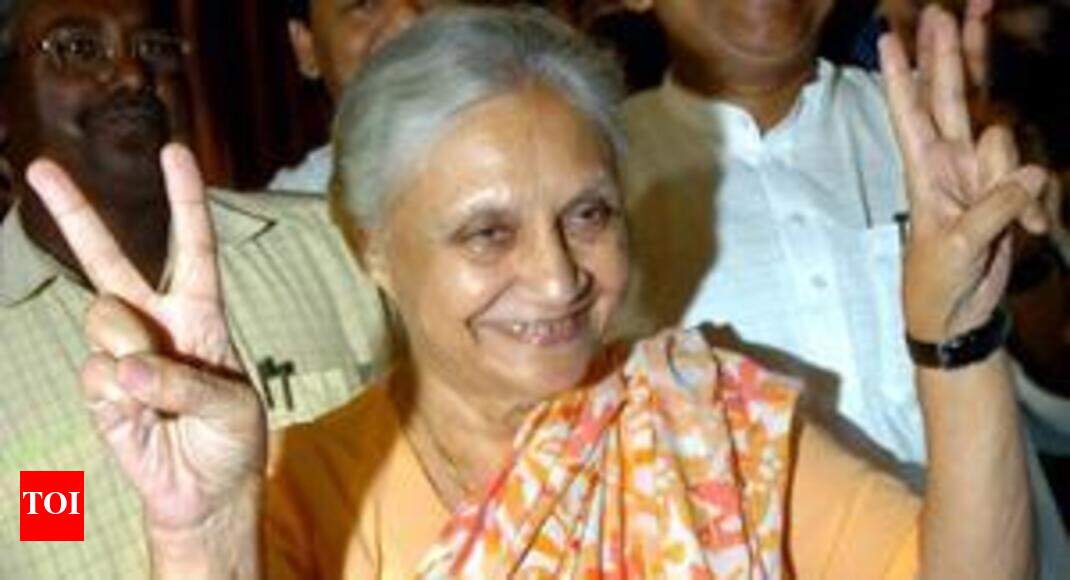Sheila Dixit: ‘Sheila Dixit fit to be Cong’s CM face in UP’ | Lucknow ...