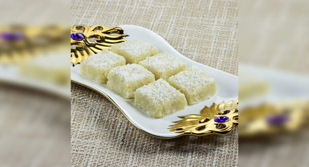 Kobbari Mithai Recipe: How to make Kobbari Mithai Reciipe for Diwali at ...