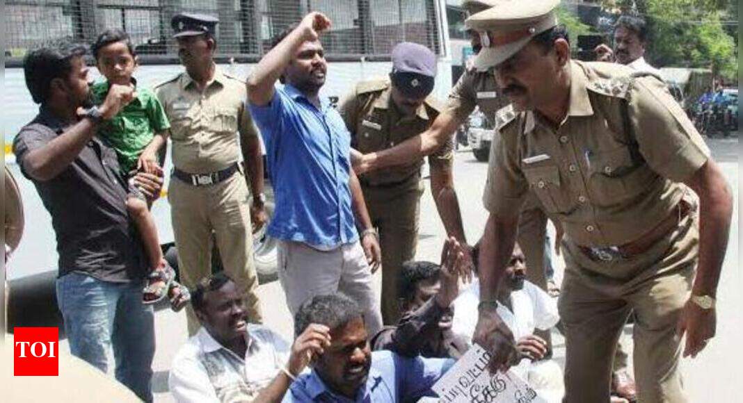 Police out in full force to maintain peace | Pune News - Times of India