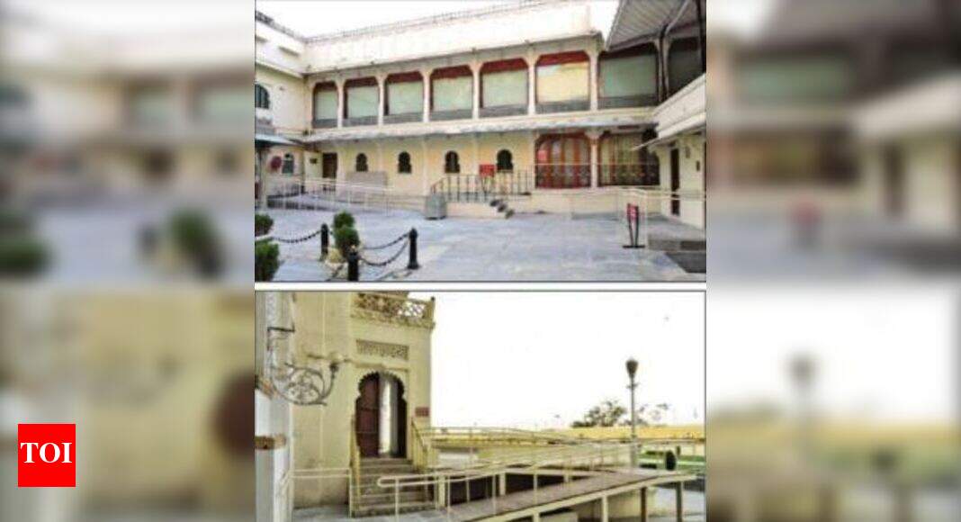 They can only watch monuments from afar | Jaipur News - Times of India