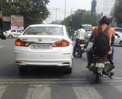 Stop line violation - Times of India