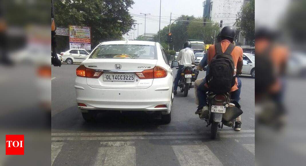 Stop line violation - Times of India