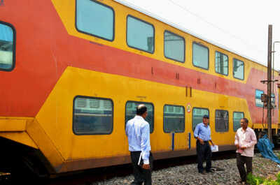 Coimbatore- Bengaluru double decker train from next month | Coimbatore ...