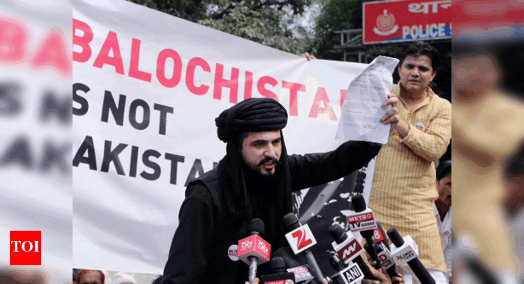 Baloch leader seeks global support for region’s freedom - Times of India