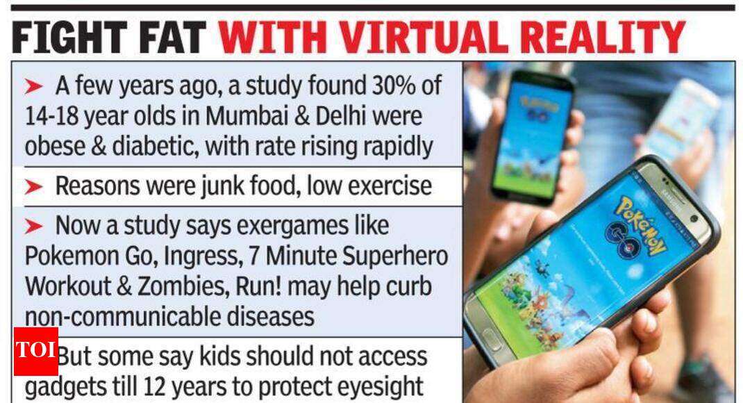 Pokemon Go: Health gains of exergames - Times of India