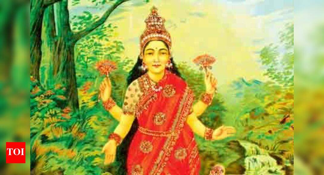 Gayatri Devi: Goddess to be adorned as Gayatri Devi today | Vijayawada ...