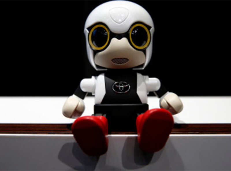 Toyota unveils new talking mini robot