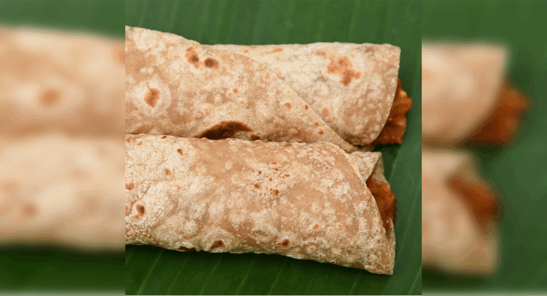 Soy Chapatti Rolls Recipe: How to Make Soy Chapatti Rolls Recipe ...