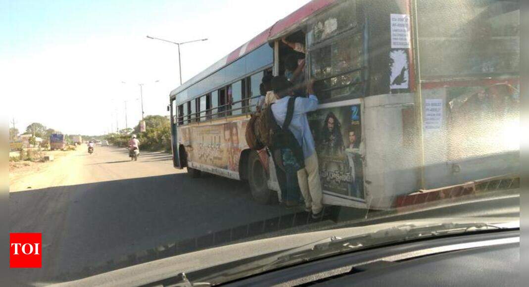 Medchal: Footboard travel - Times of India