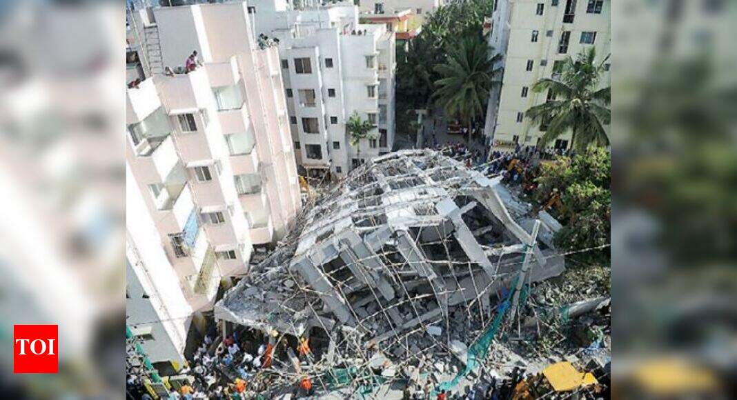 3 dead as 5-storey building under construction crashes | Bengaluru News ...