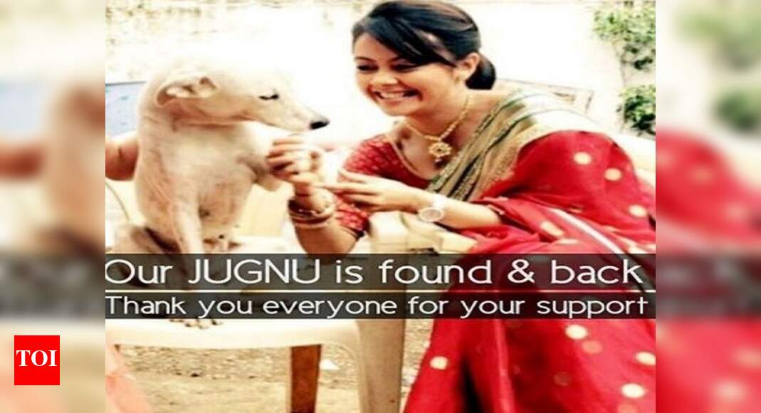 Gopi Bahu aka Devoleena Bhattacharjee's dog 'Jugnu' found - Times of India